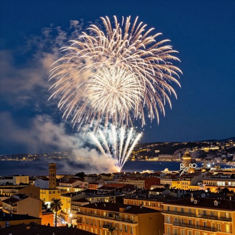 Feu d'artifice 14 juillet Nice 2026 : meilleurs spots - NissActu Nice